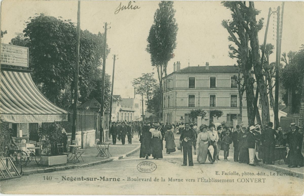 Carte Postale Ancienne De Nogent sur Marne